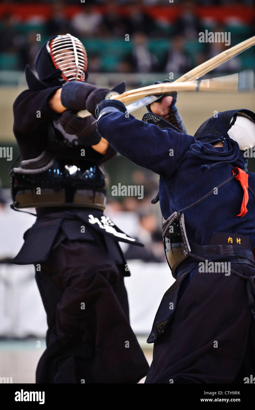 Contestants at the 59th All Kendo Championship, Budokan, Tokyo, Japan ...