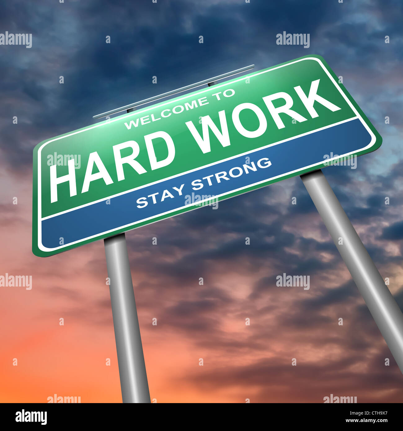 Hard work concept Stock Photo - Alamy