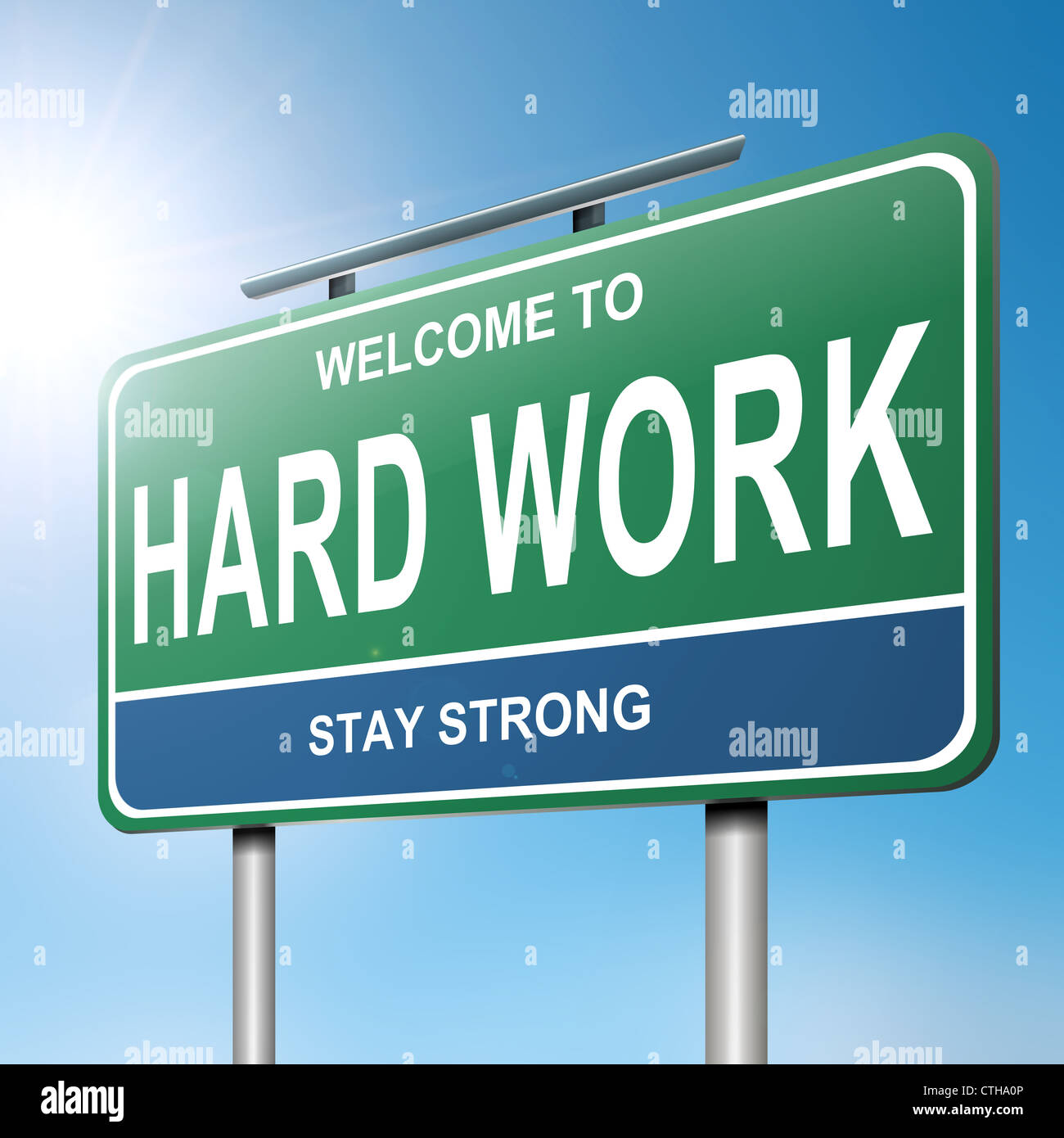 Hard work concept Stock Photo - Alamy
