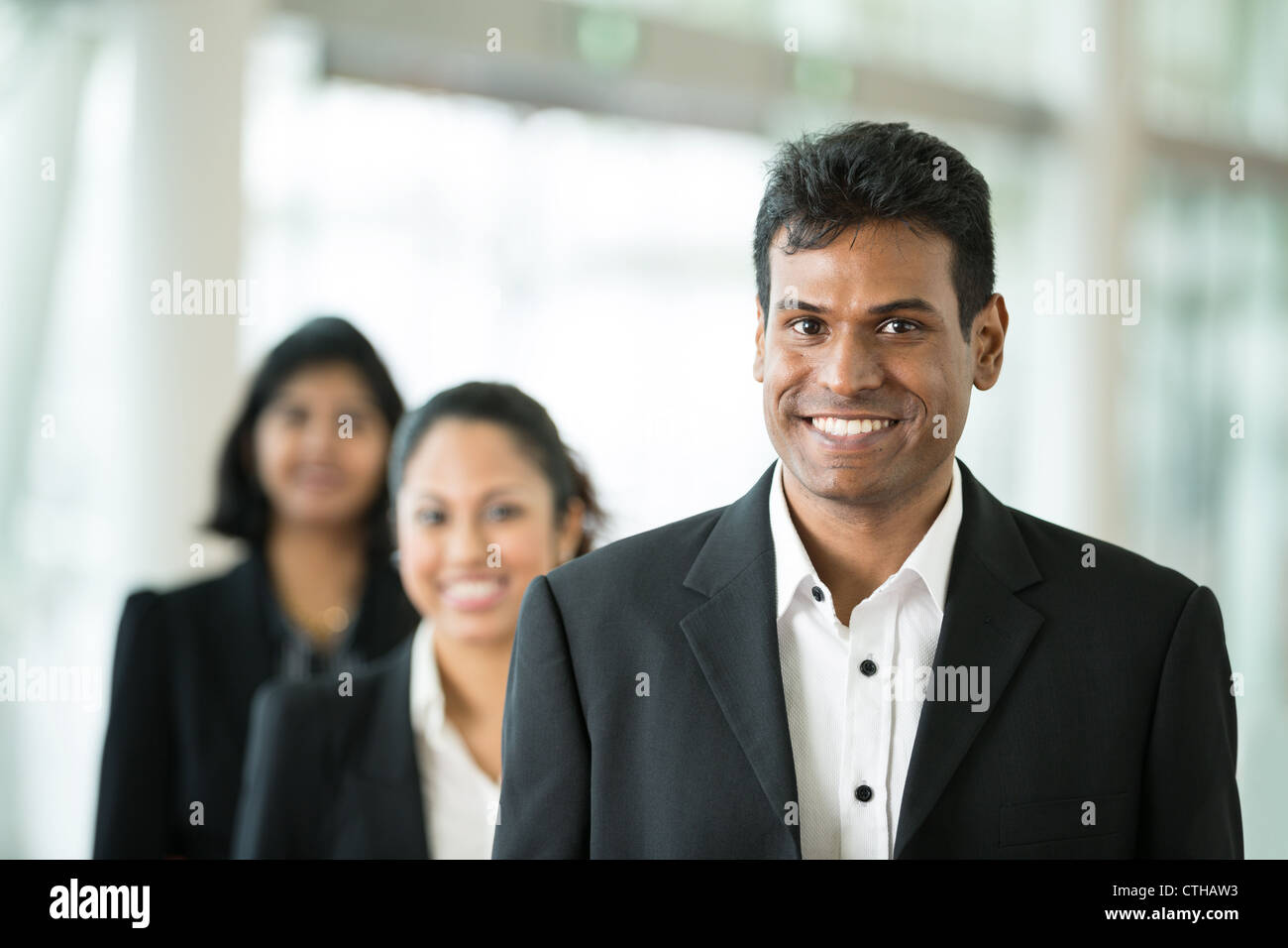 Happy Indian business team Stock Photo - Alamy