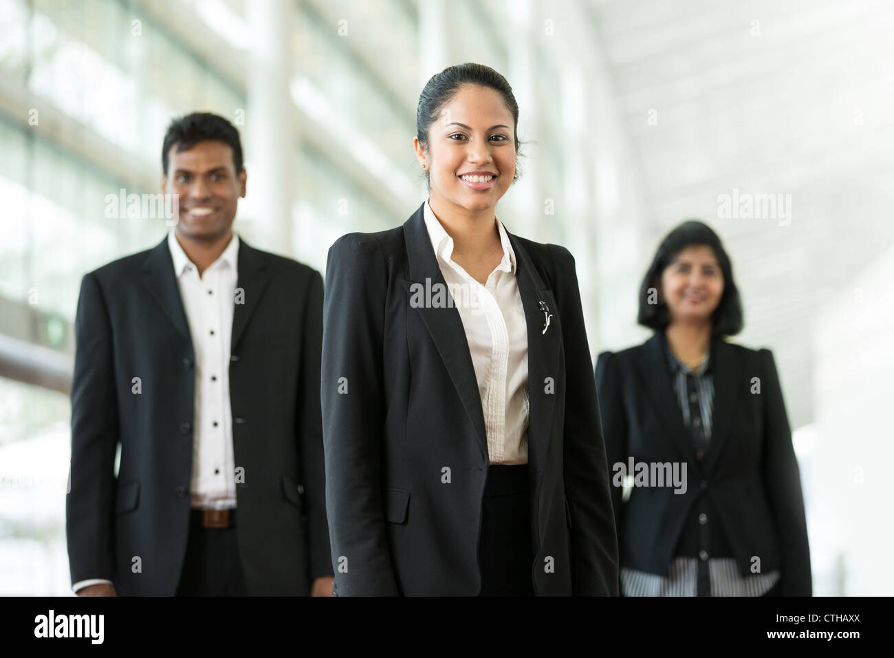 Happy Indian business team Stock Photo - Alamy