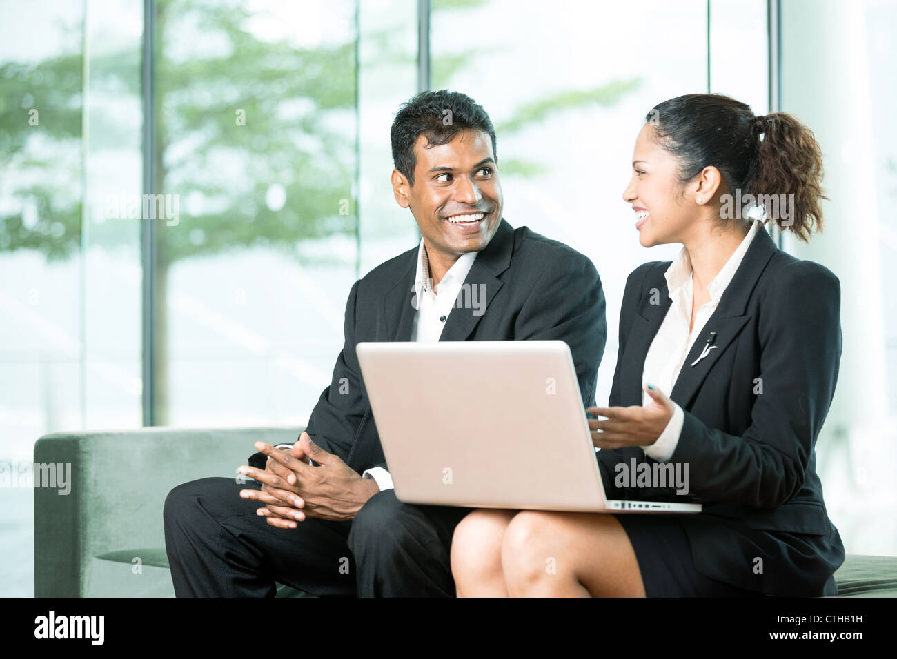 Indian Business colleagues Stock Photo - Alamy