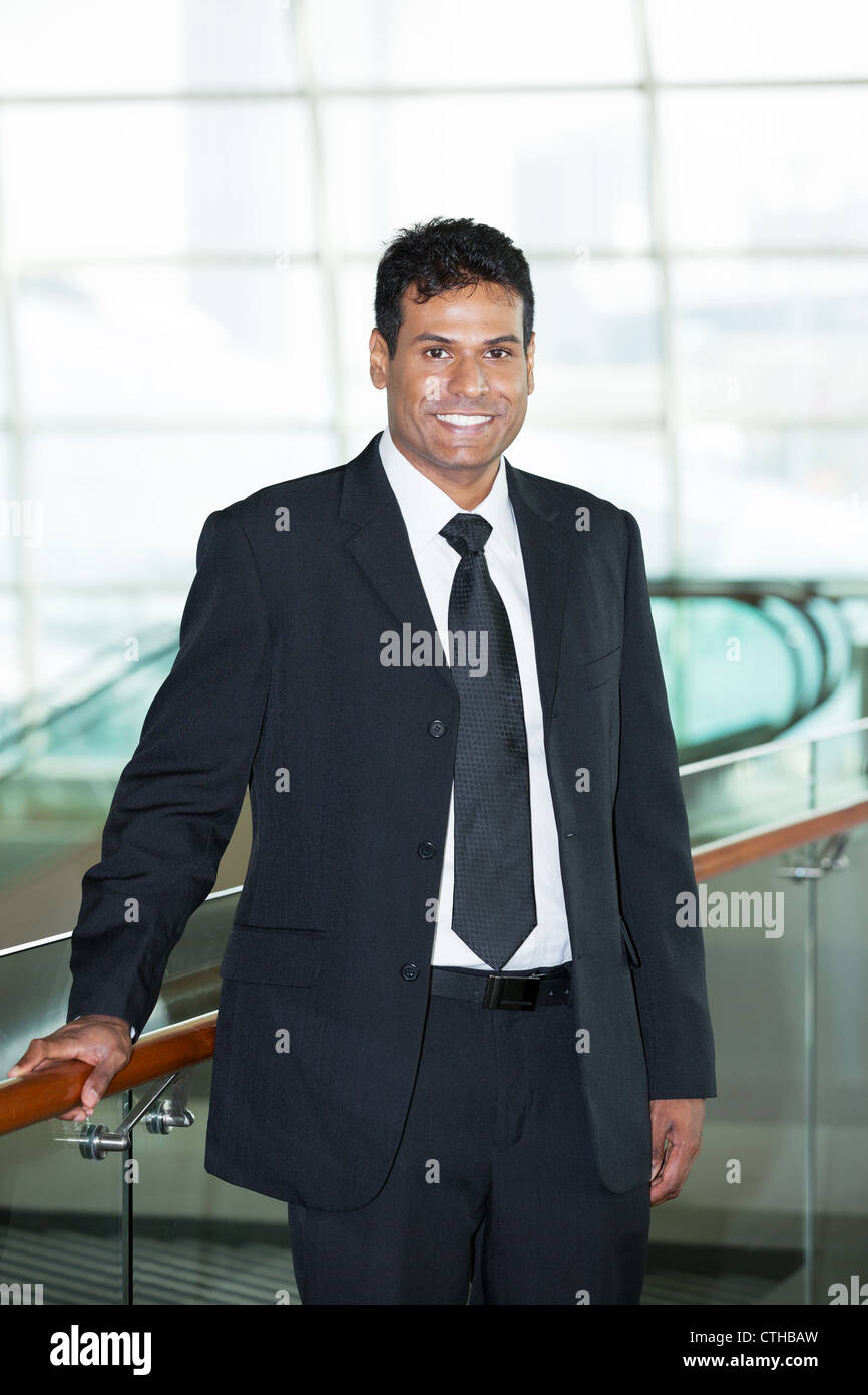 Portrait of a handsome Indian Business man Stock Photo - Alamy