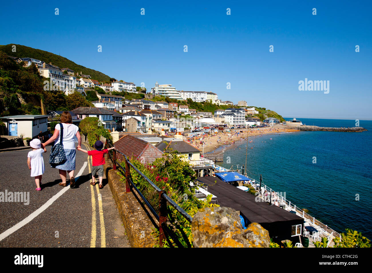 Uk harbour harbor swimmers blue sky charles dickens hi-res stock ...