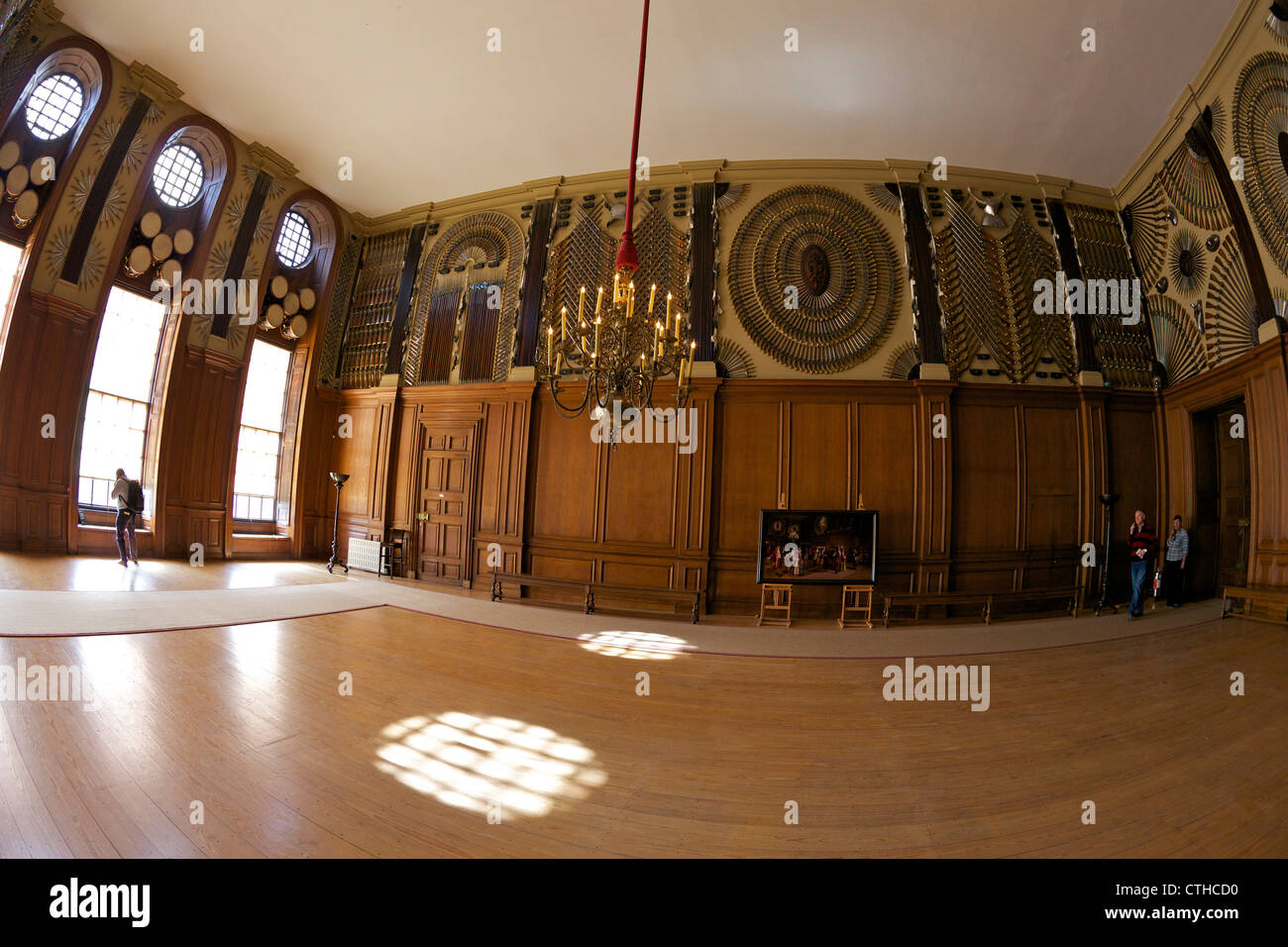 King's Guard Chamber, Hampton Court Palace, London, Surrey, England, UK ...