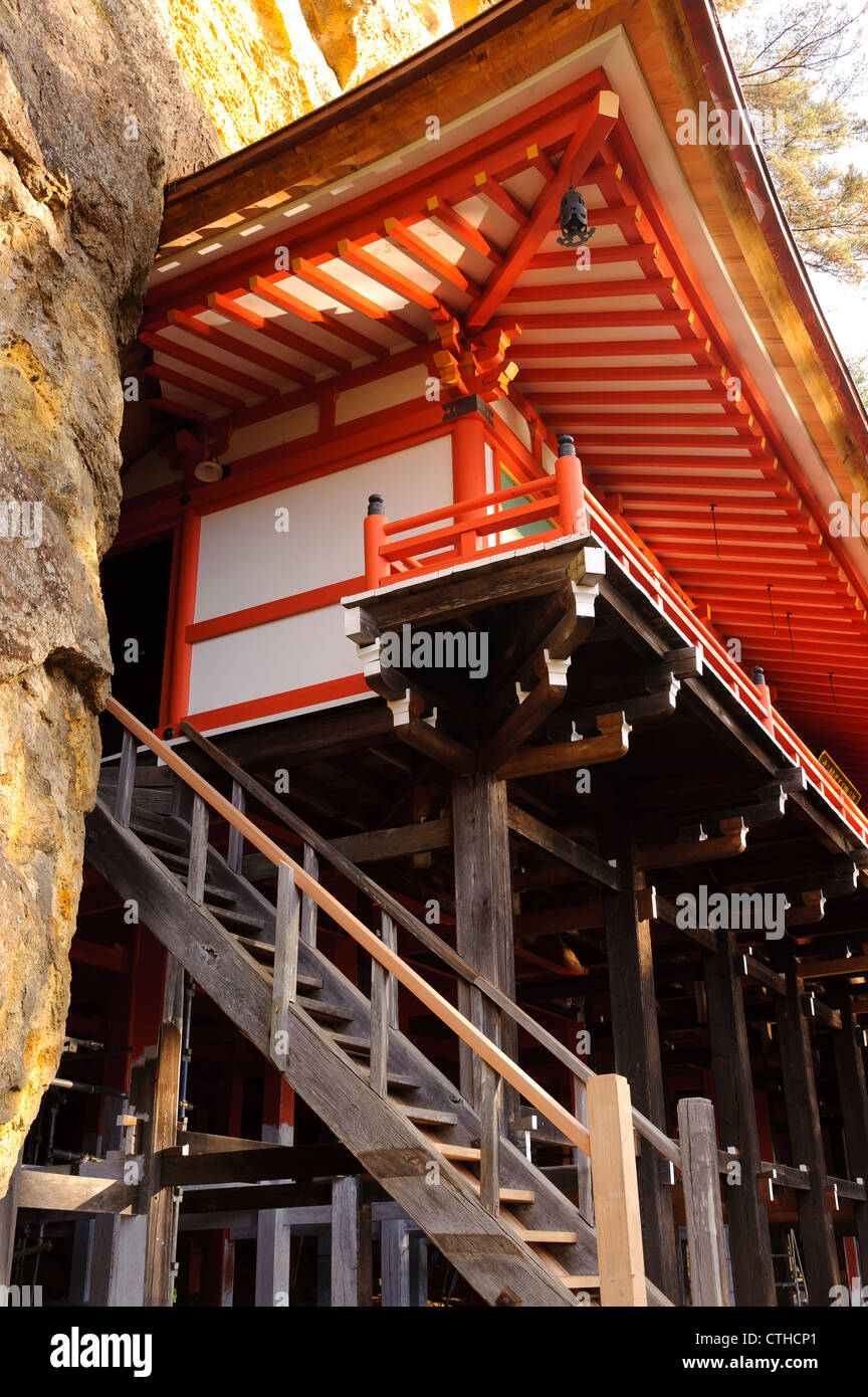 Takkokunoiwaya shrine, Hiraizumi, Iwate Pref, Japan, November 25, 2011 ...
