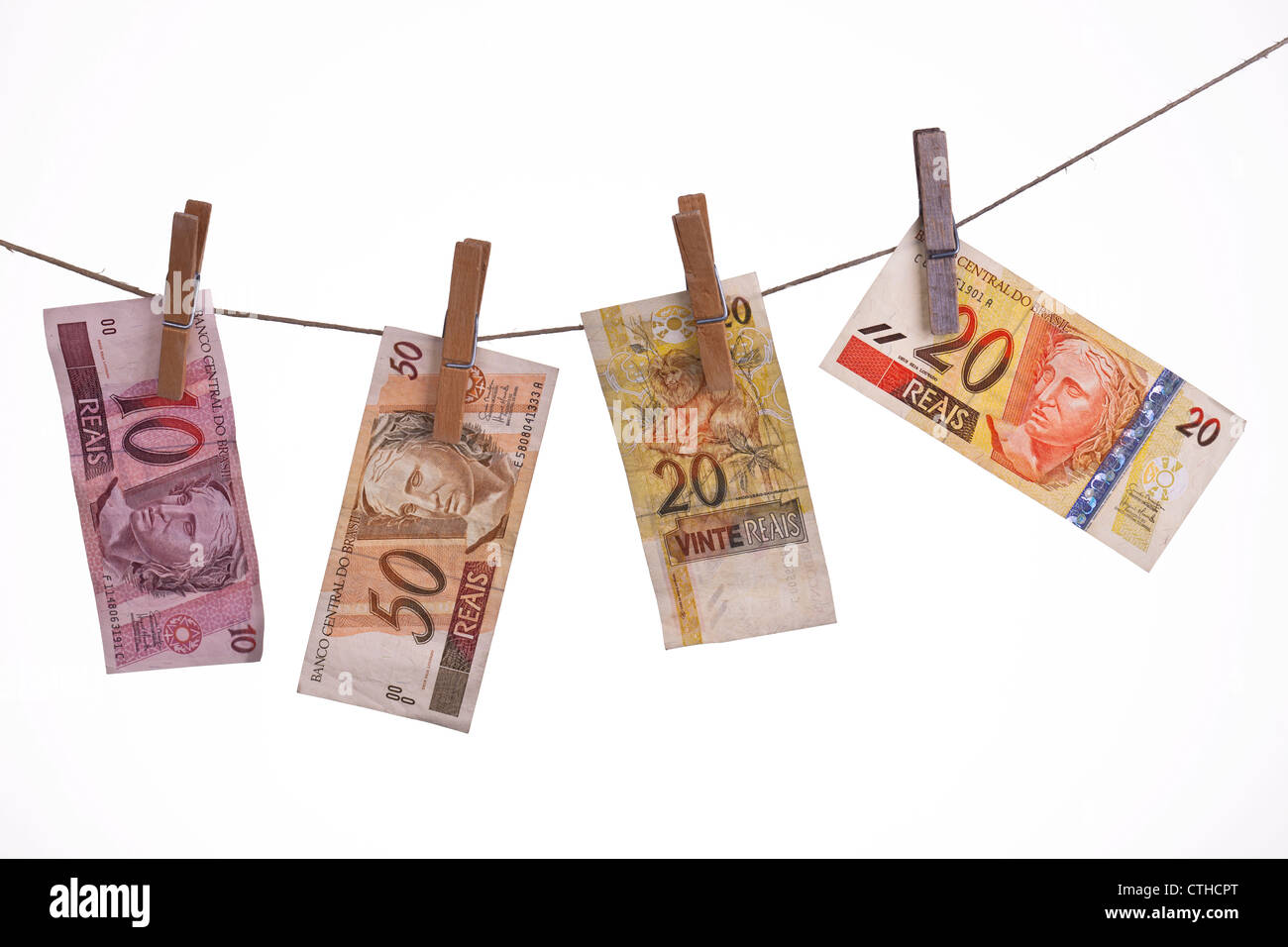 Brazil banknotes hi-res stock photography and images - Alamy