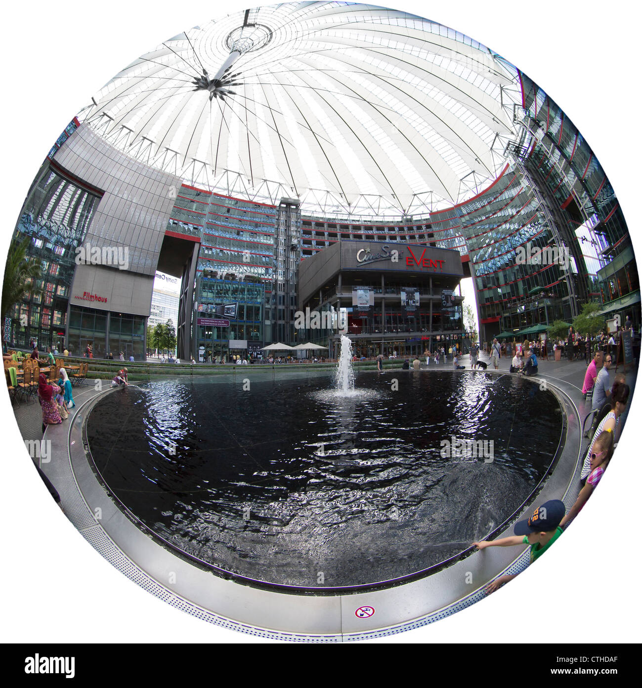 Sony Centre Berlin - 2000. Architects: Murphy & Jahn. Engineers: Arup ...