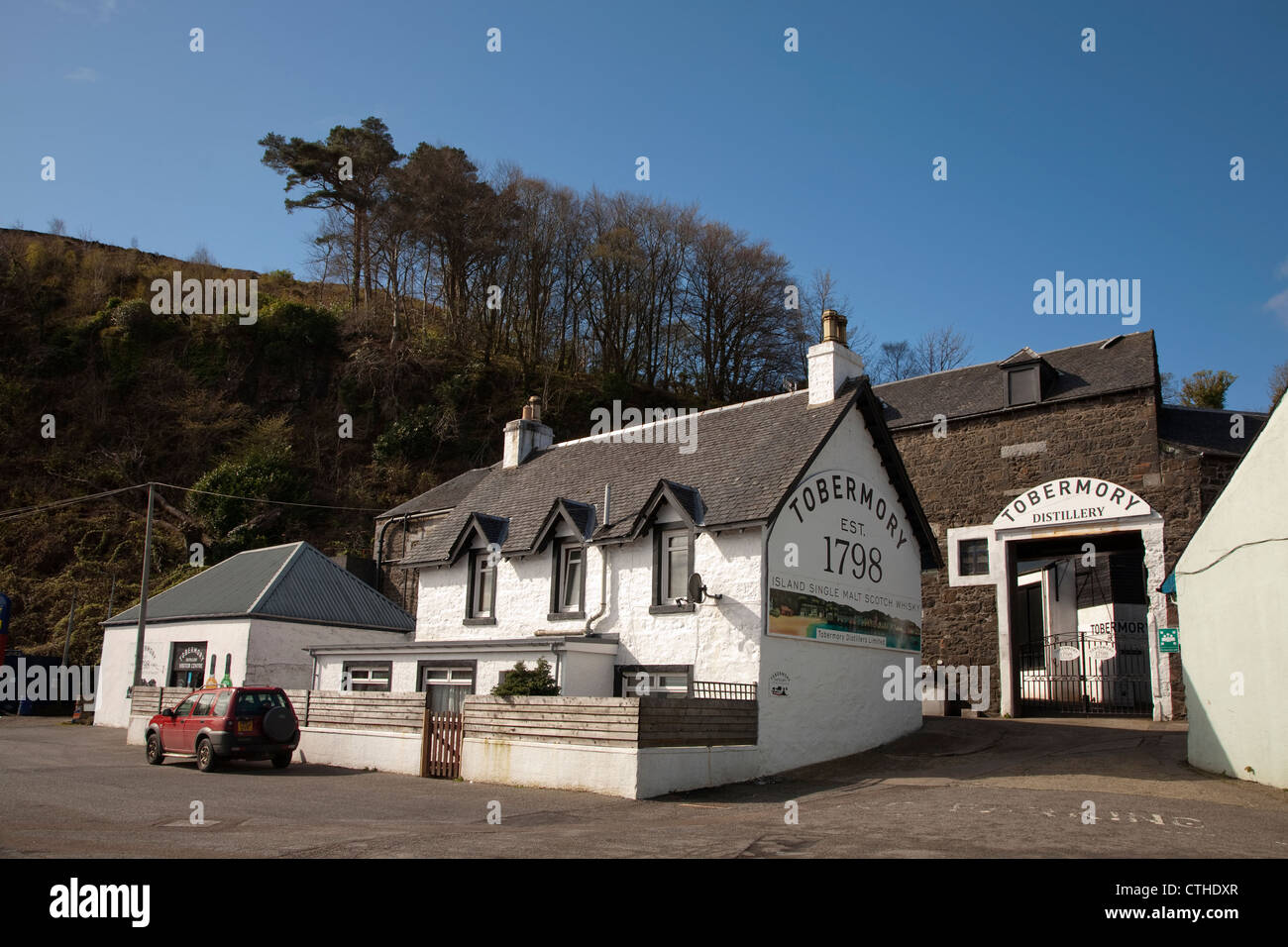 Tobermory Single Malt Scotch whisky distillery on the Isle of Mull in ...