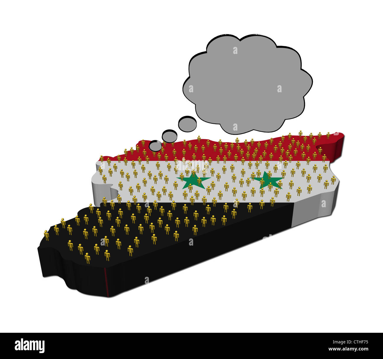 Population map of syria hi-res stock photography and images - Alamy