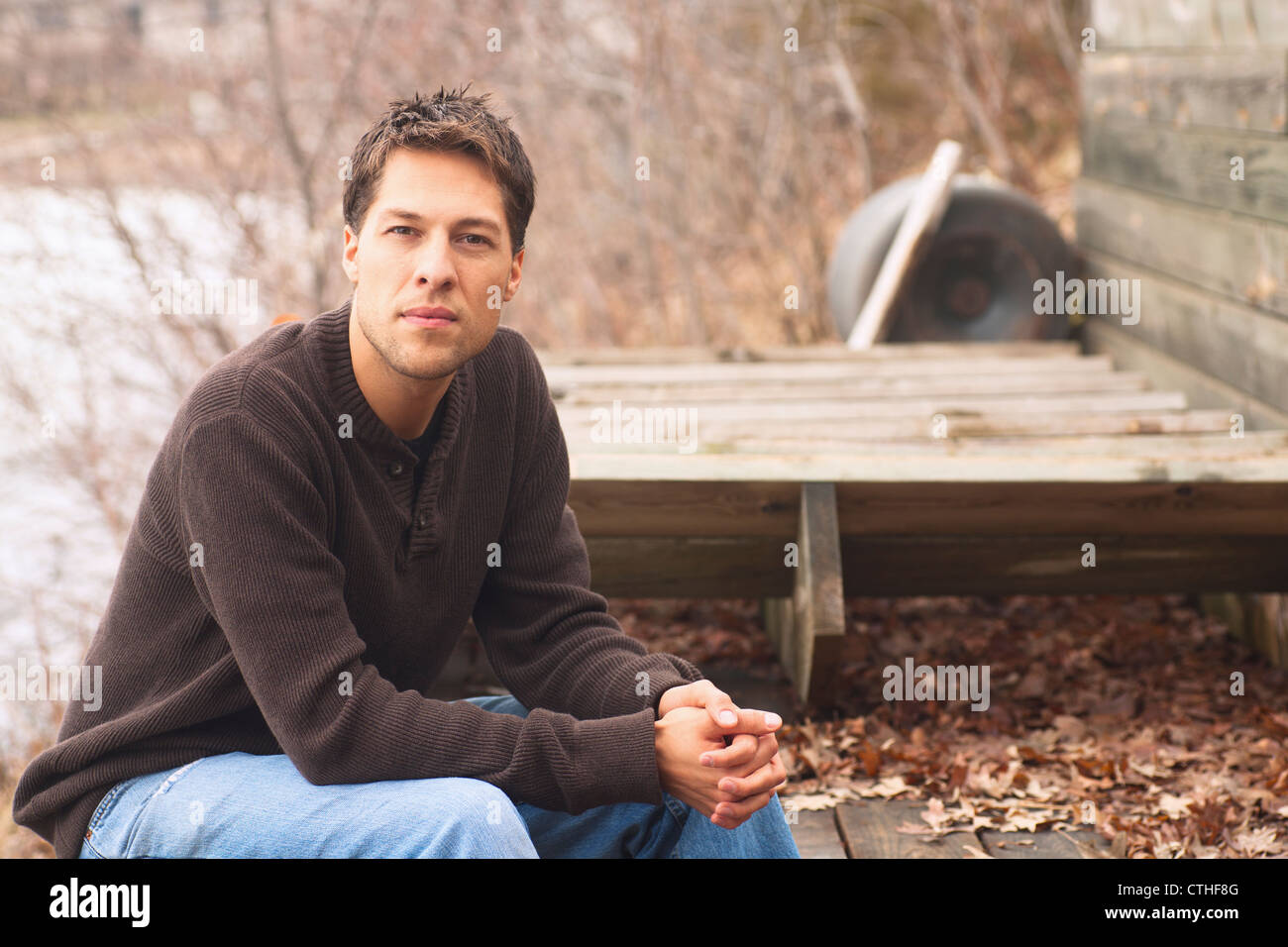Portrait Of A Young Man; Spicer, Minnesota, United States of America ...