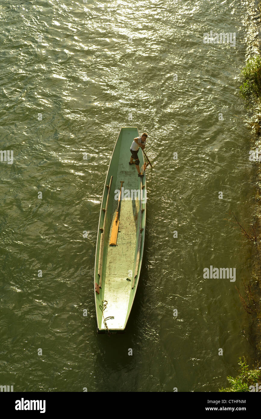 Poling boat hi-res stock photography and images - Alamy