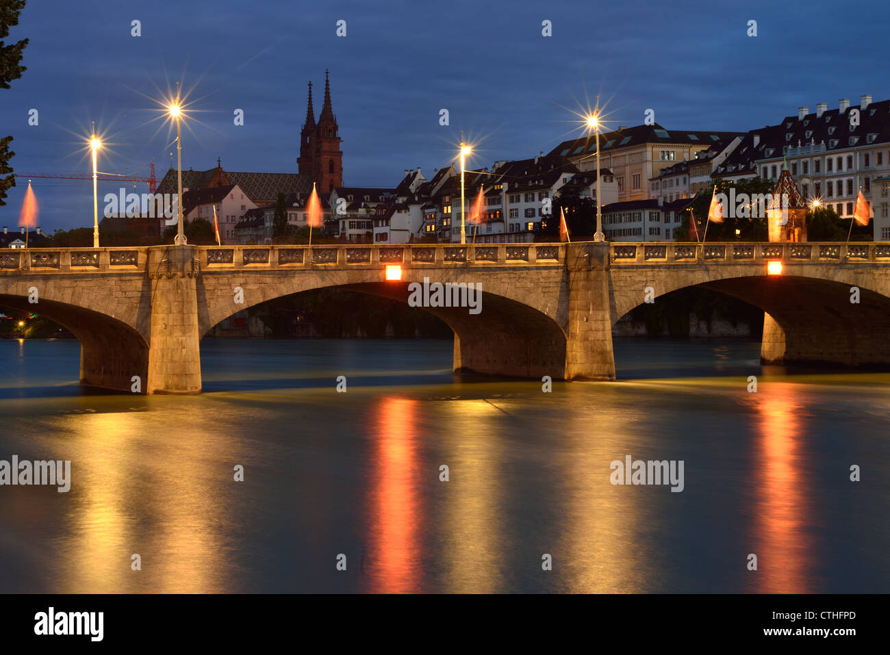 Middle Bridge, Basel, Switzerland Stock Photo - Alamy