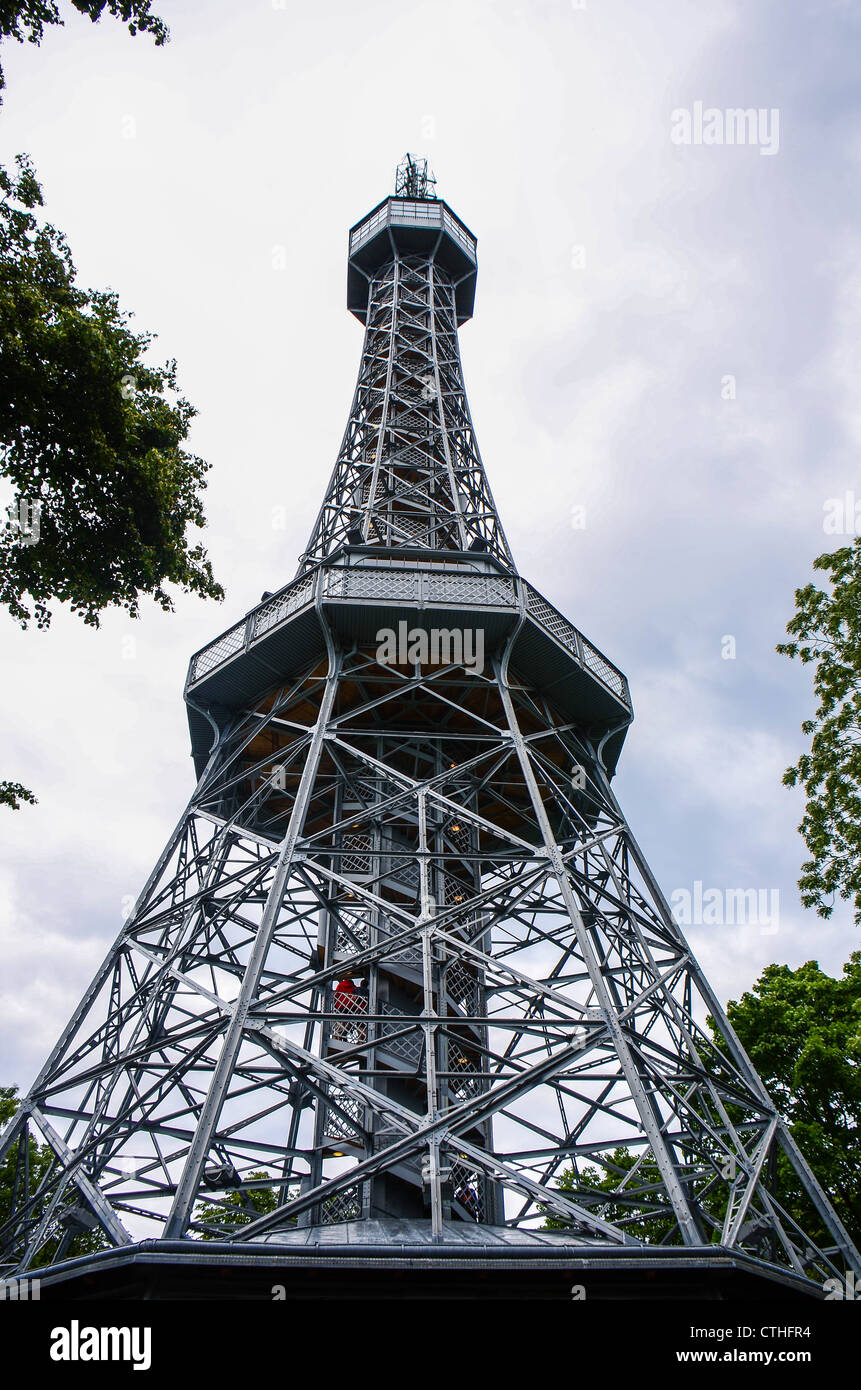Petrin Tower Prague, Czech Republic Stock Photo - Alamy