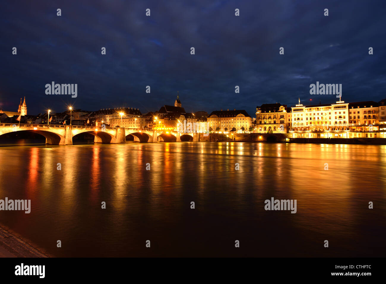 Middle Bridge, Basel, Switzerland Stock Photo - Alamy