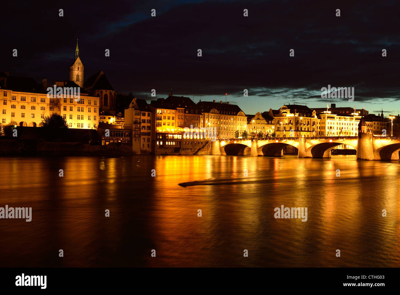 Middle Bridge, Basel, Switzerland Stock Photo - Alamy
