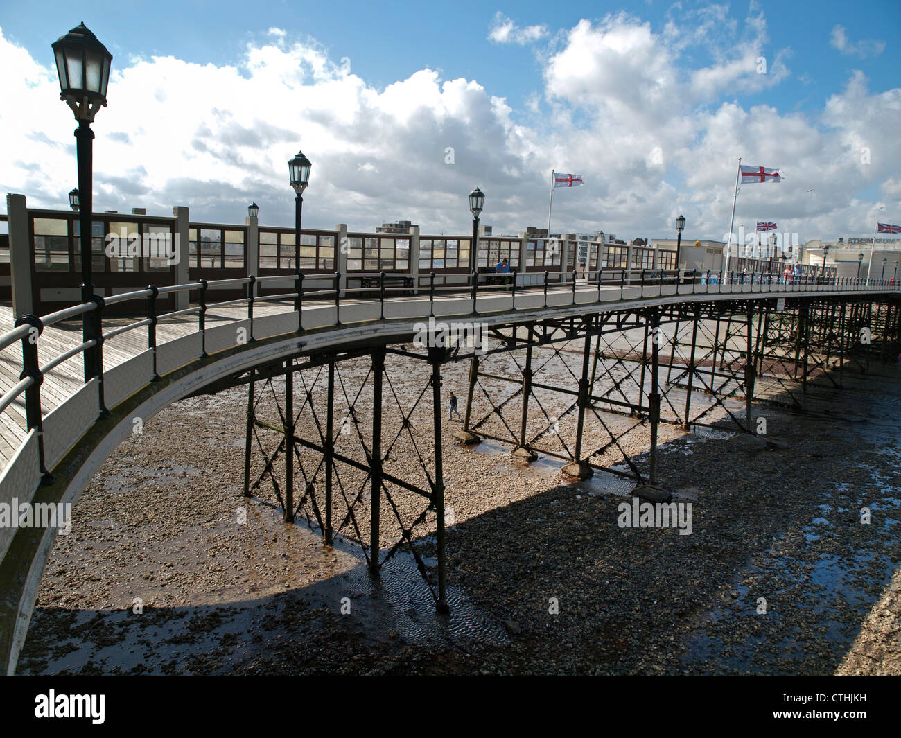 Worthing pier on sunny hi-res stock photography and images - Alamy