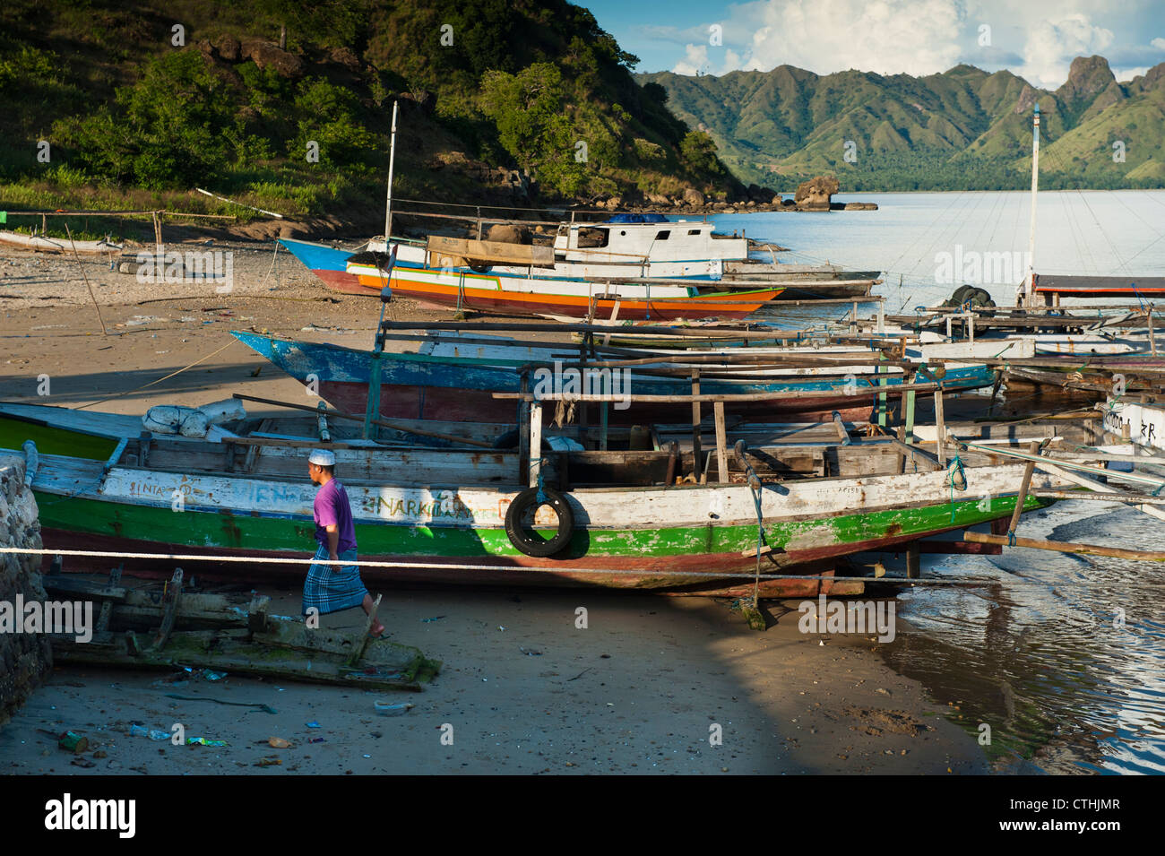 Komodo island pier hi-res stock photography and images - Alamy