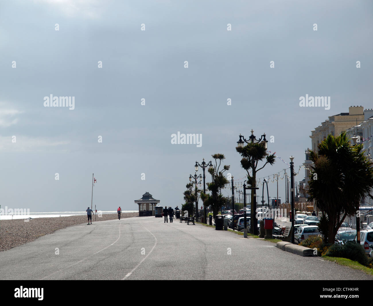 The sea front at Worthing,England Stock Photo - Alamy