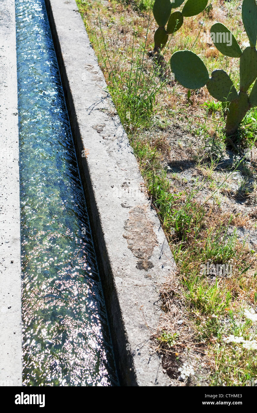 Irrigation ditch in wet hi-res stock photography and images - Alamy