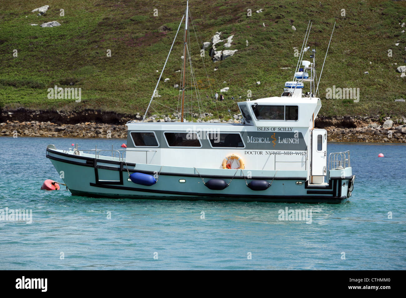 New Grimsby Harbour Tresco opposite Bryher Scilly Isles Isles of Scilly ...