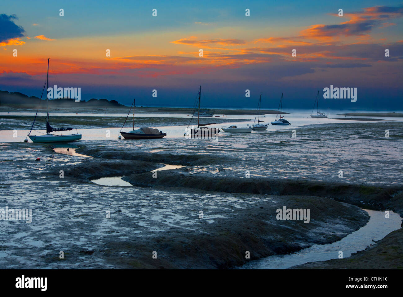 Creek, National Trust, Newtown Nature Reserve, Newtown, Isle of Wight ...