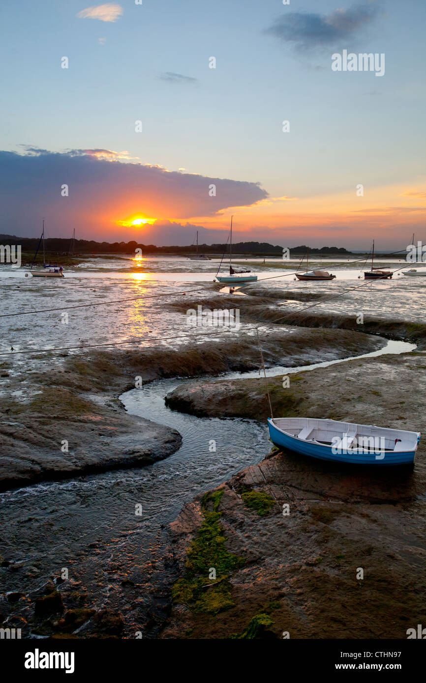 Creek, National Trust, Newtown Nature Reserve, Newtown, Isle of Wight ...