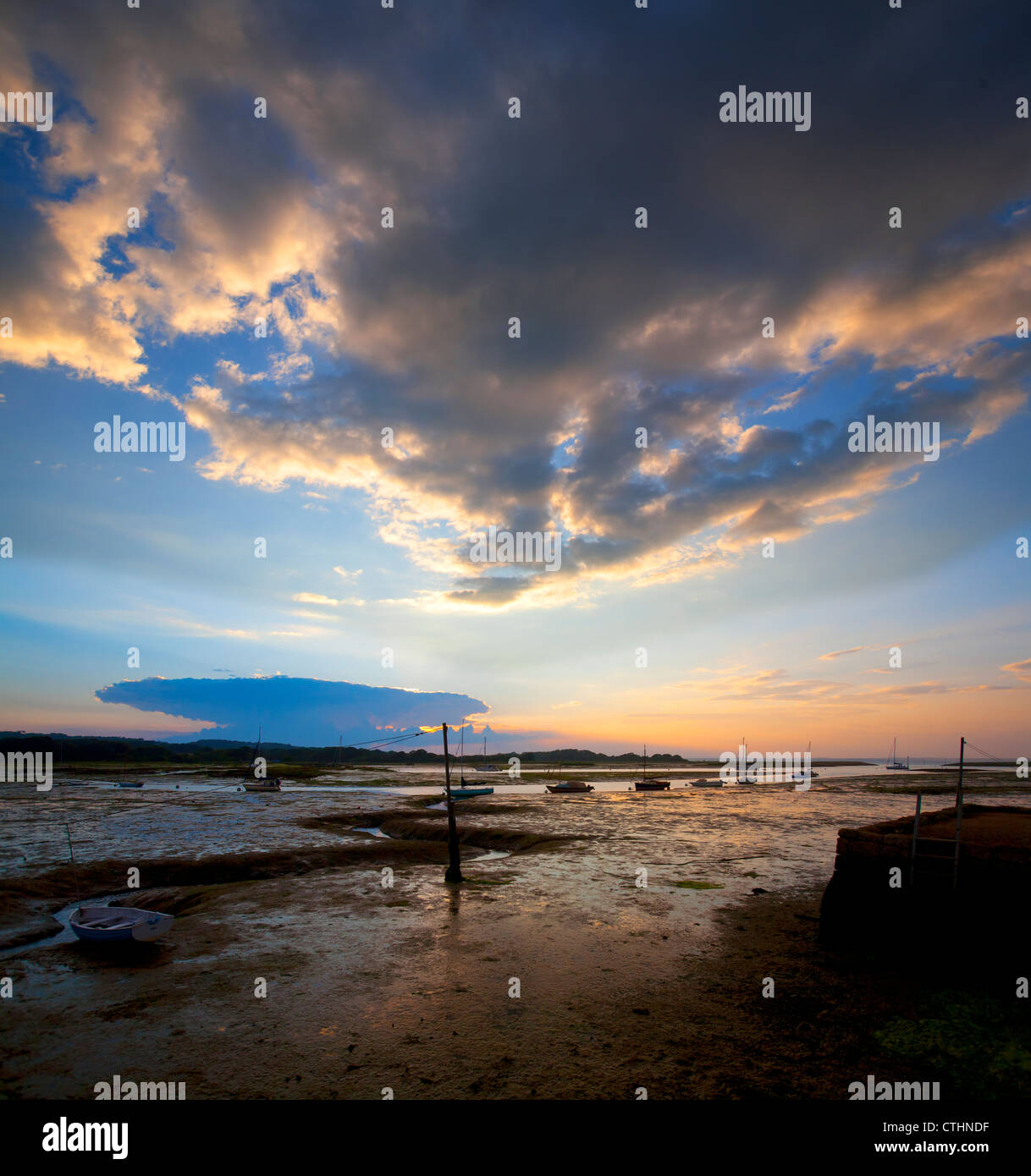 Creek, National Trust, Newtown Nature Reserve, Newtown, Isle of Wight ...