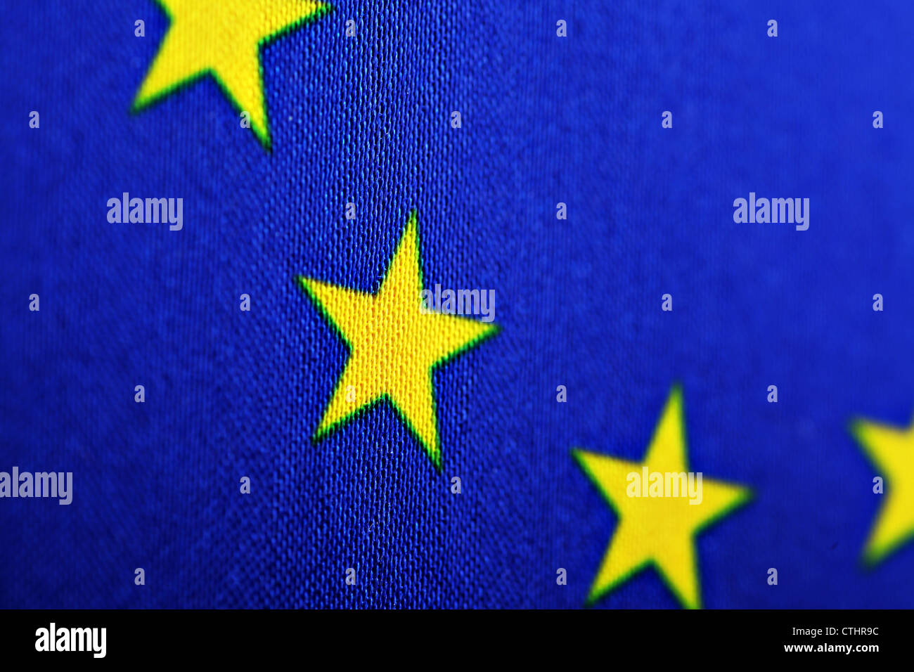 Color detail of the European Union flag Stock Photo - Alamy