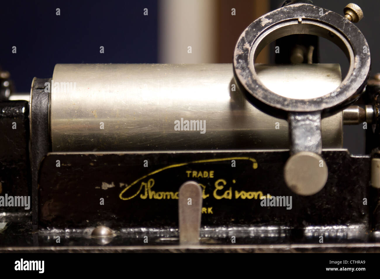 Edison phonograph cylinder hi-res stock photography and images - Alamy