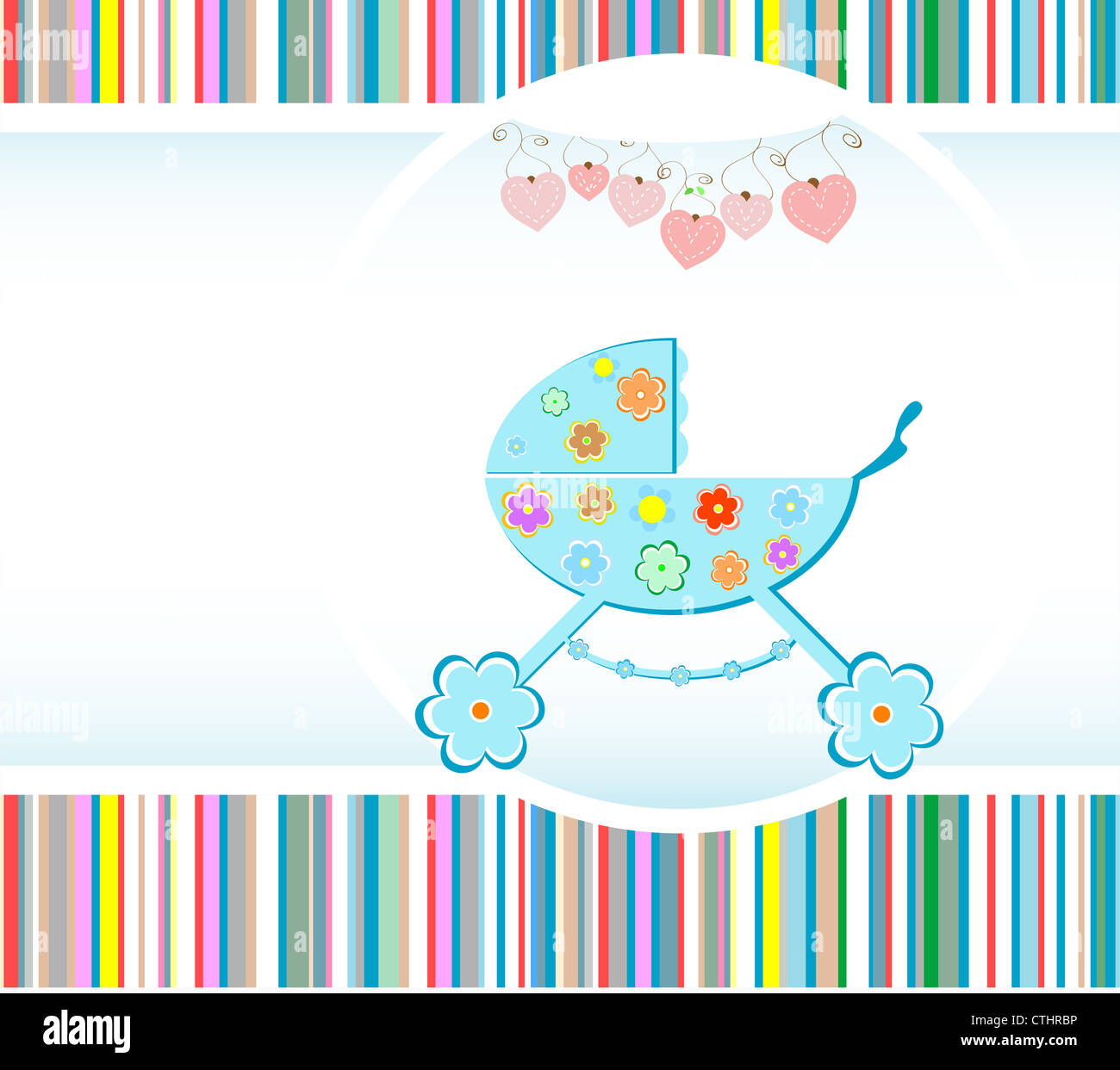 Baby boy arrival announcement card Stock Photo - Alamy