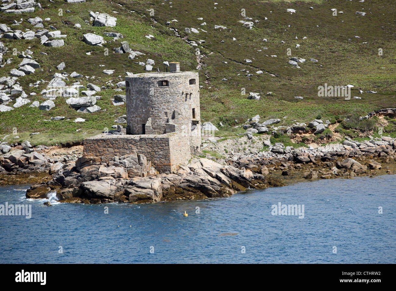 Cromwell’s castle below King Charles castle Castle Porth North End ...