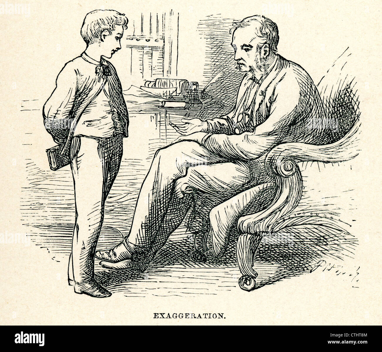Victorian father and son hi-res stock photography and images - Alamy