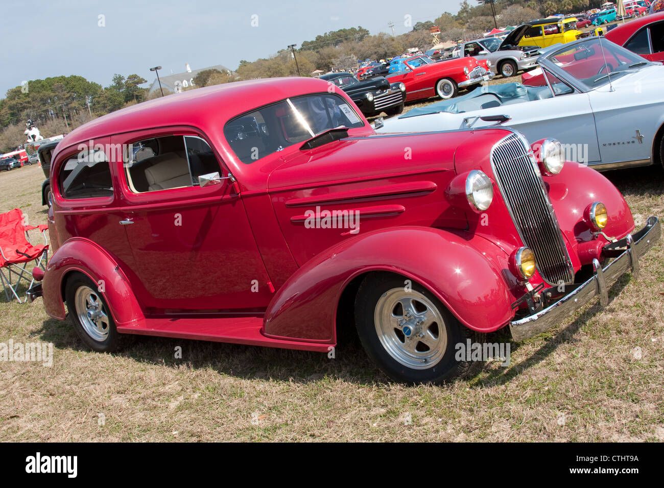 Run To The Sun Car Show Stock Photo - Alamy