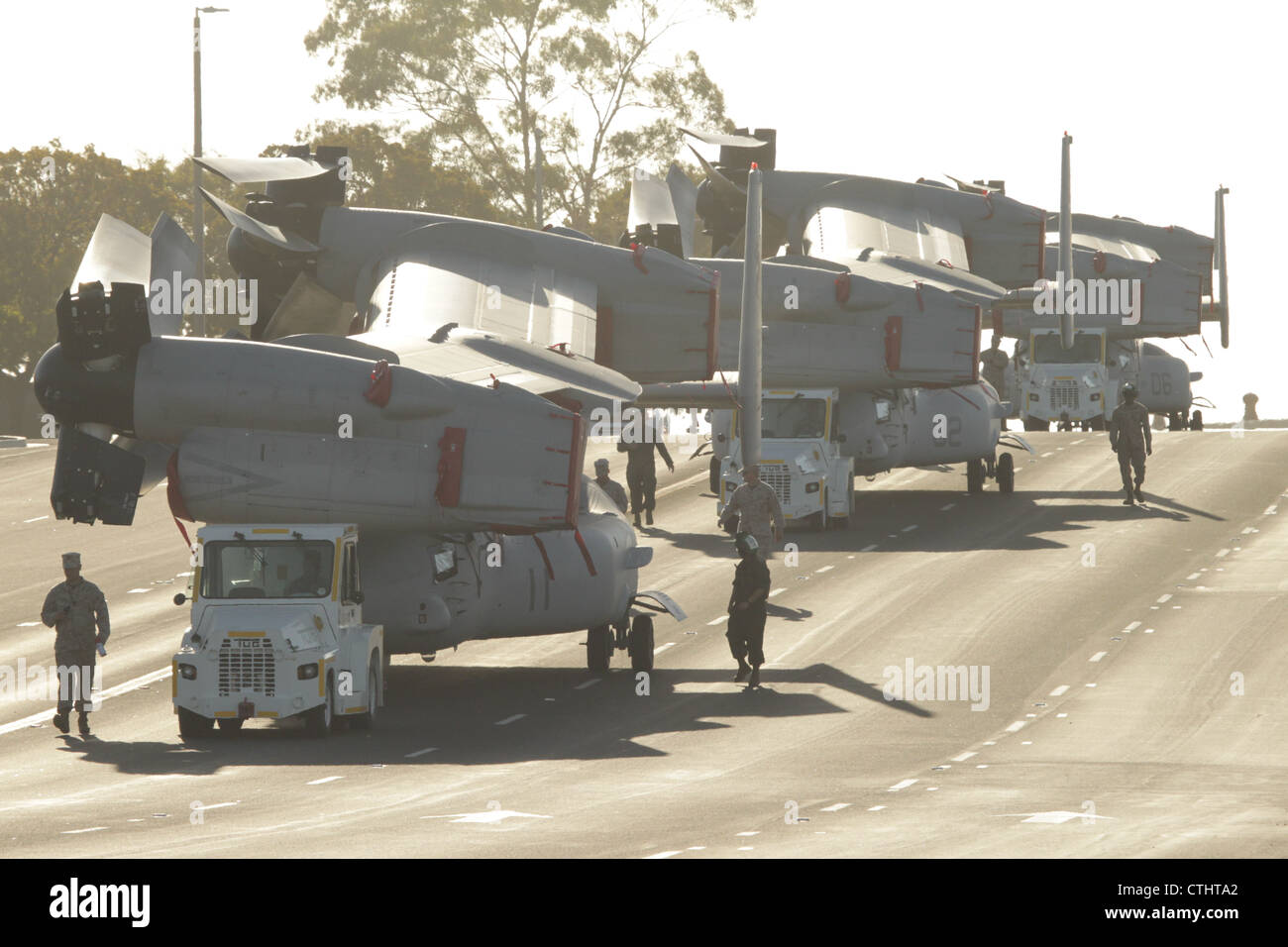 U.S. Marines with Marine Medium Tiltrotor Squadron (VMM) 561, Marine ...