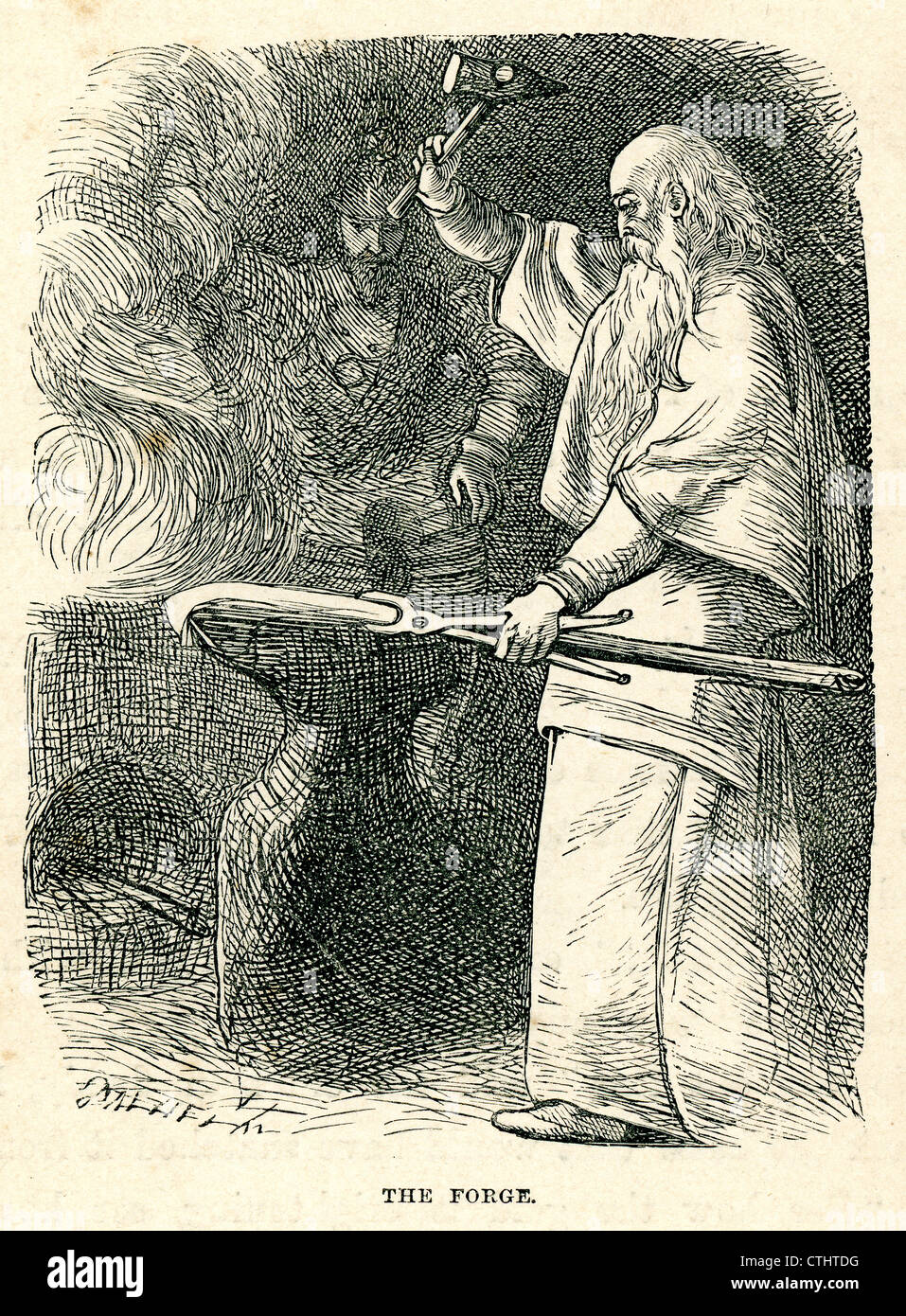 Forging sword hi-res stock photography and images - Alamy