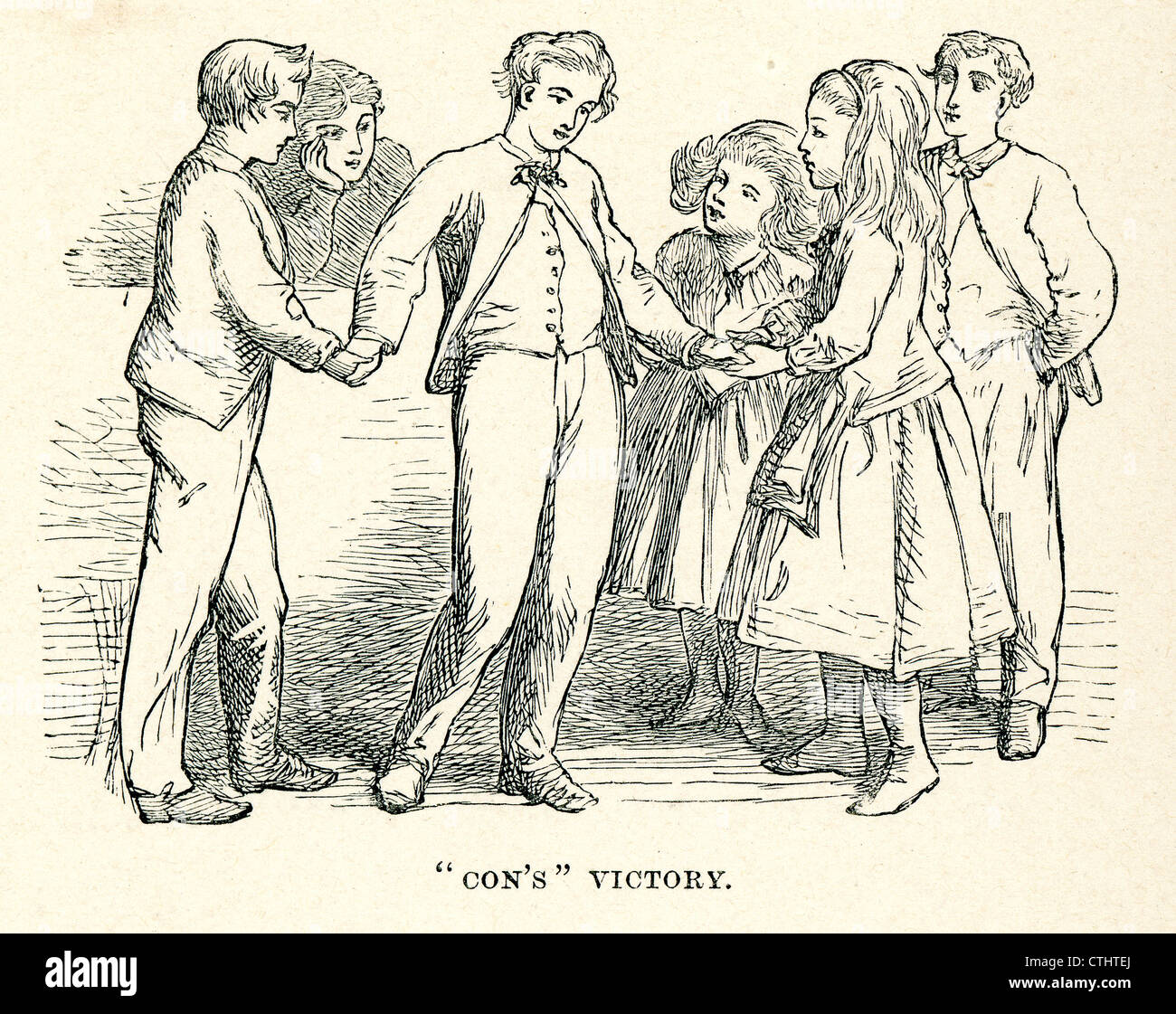 Victorian children playing hi-res stock photography and images - Alamy