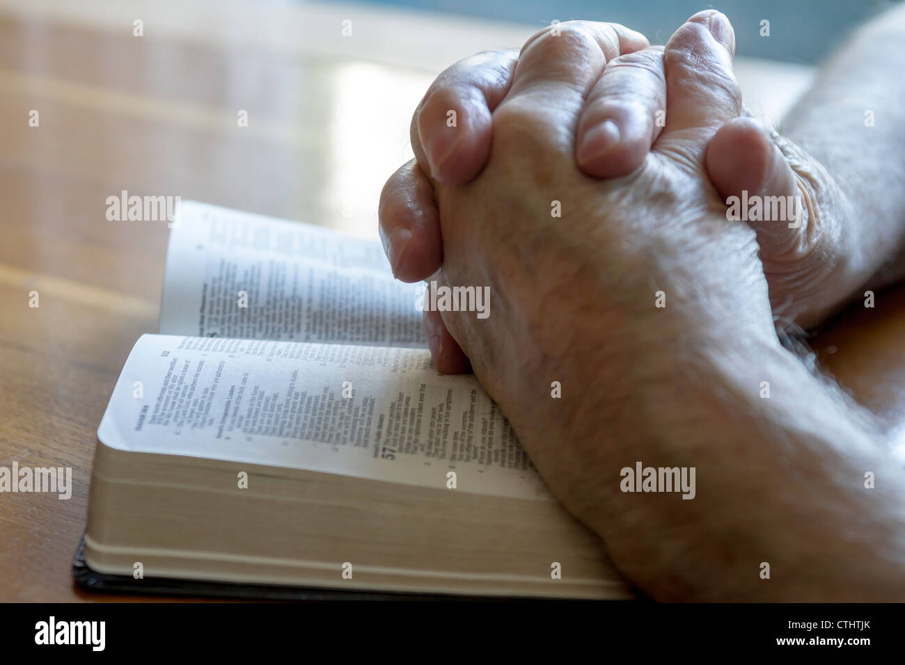 Clasped hands prayer black hi-res stock photography and images - Alamy