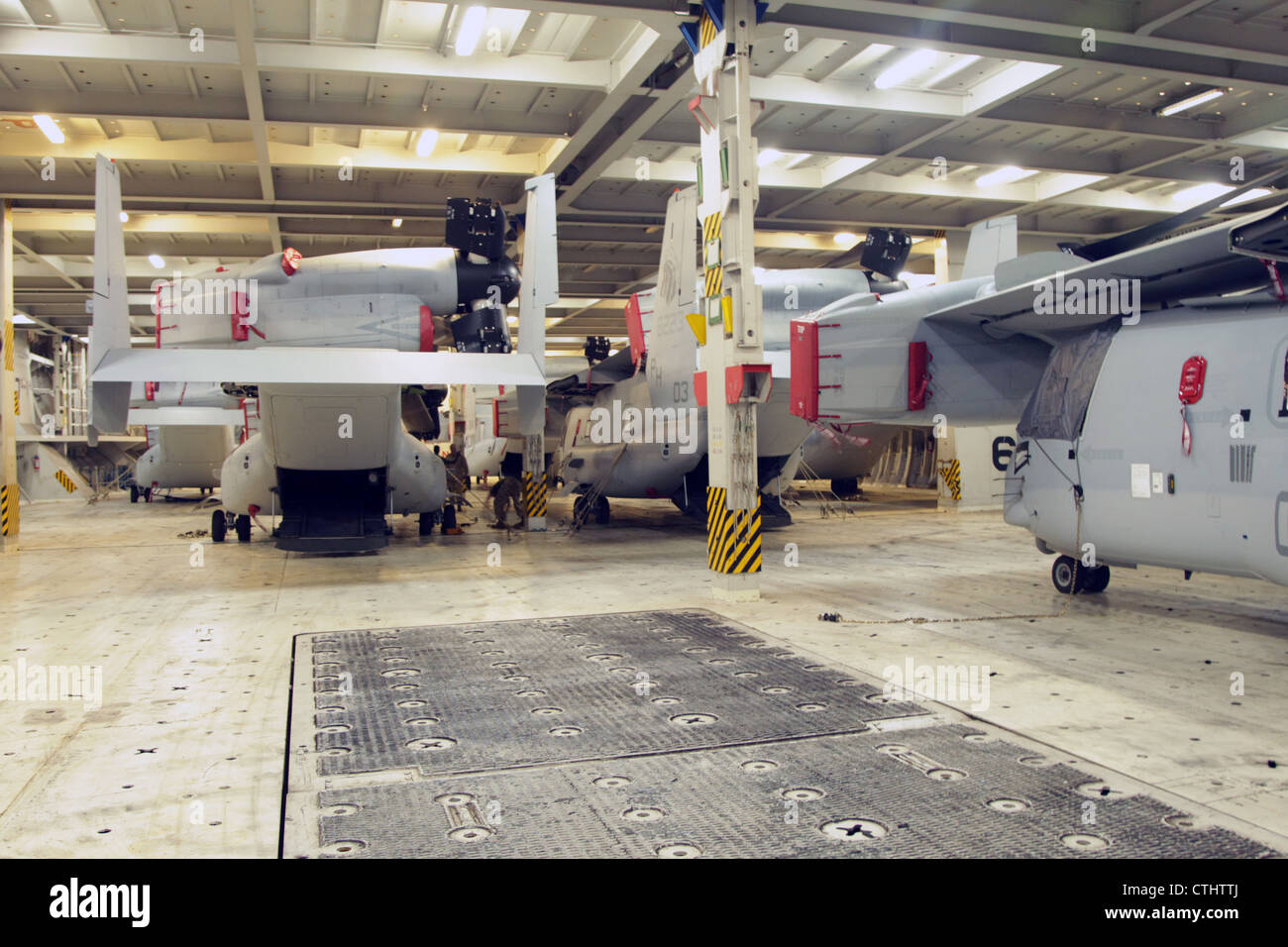 U.S. Marines with Marine Medium Tiltrotor Squadron (VMM) 561, Marine ...