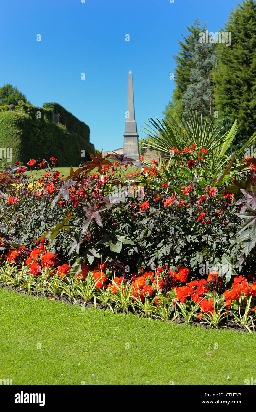 nottingham castle gardens england uk Stock Photo - Alamy