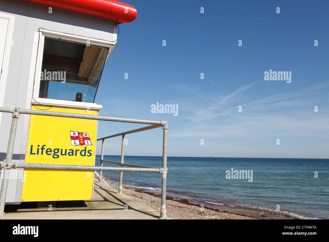 The RNLI Lifeguards Station at East Runton, North Norfolk, England, U.K ...