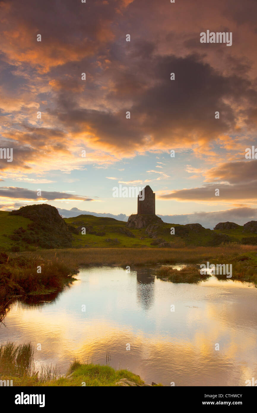 Smailholm Tower; Scottish Borders, Scotland Stock Photo - Alamy