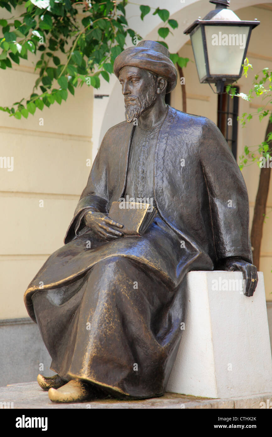 Maimonides statue hi-res stock photography and images - Alamy
