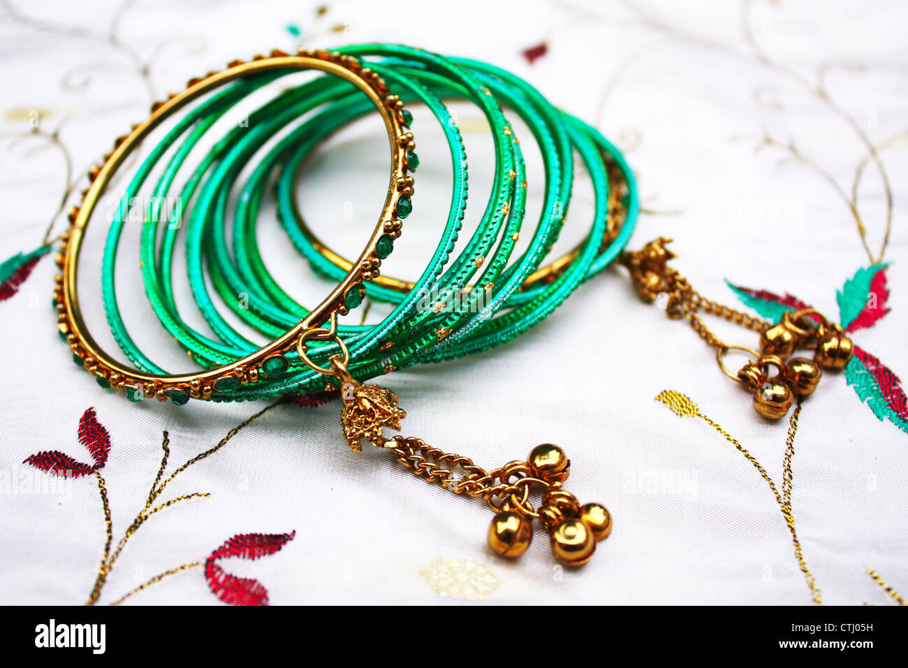 Gold bangles hi-res stock photography and images - Alamy