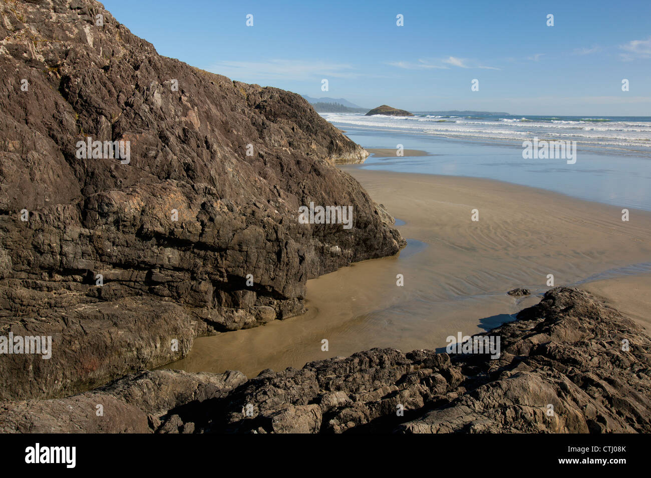 Scenery At Long Beach In Pacific Rim National Park Near Tofino; British ...
