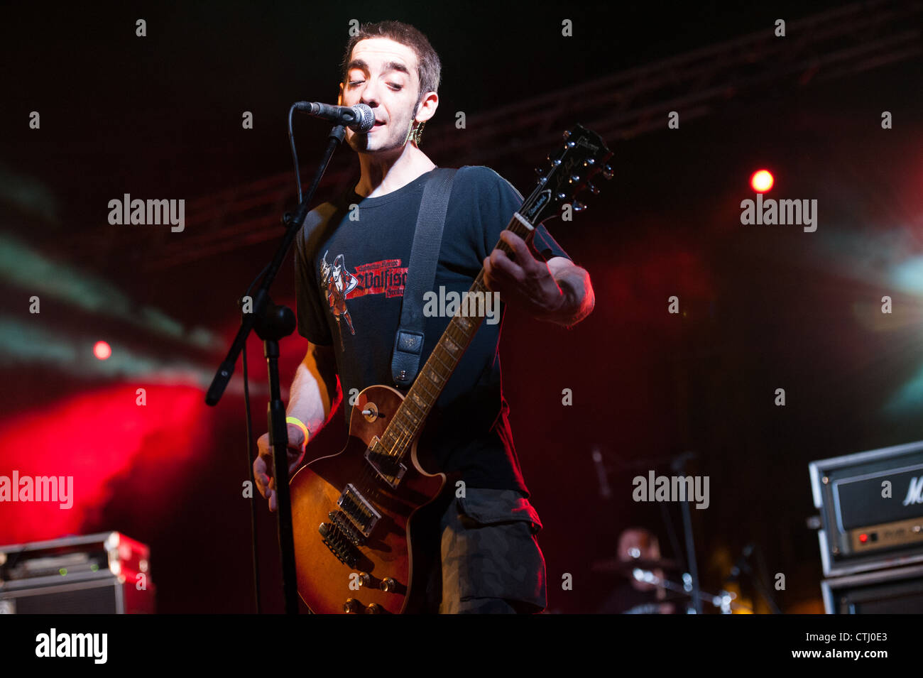 Punk-Rock band Segismundo Toxicomano from Spain performs during ...