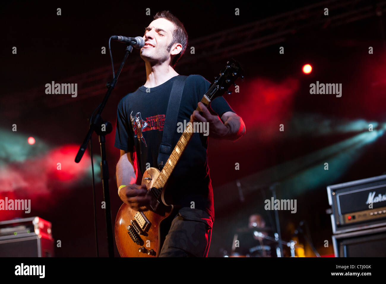 Punk-Rock band Segismundo Toxicomano from Spain performs during ...