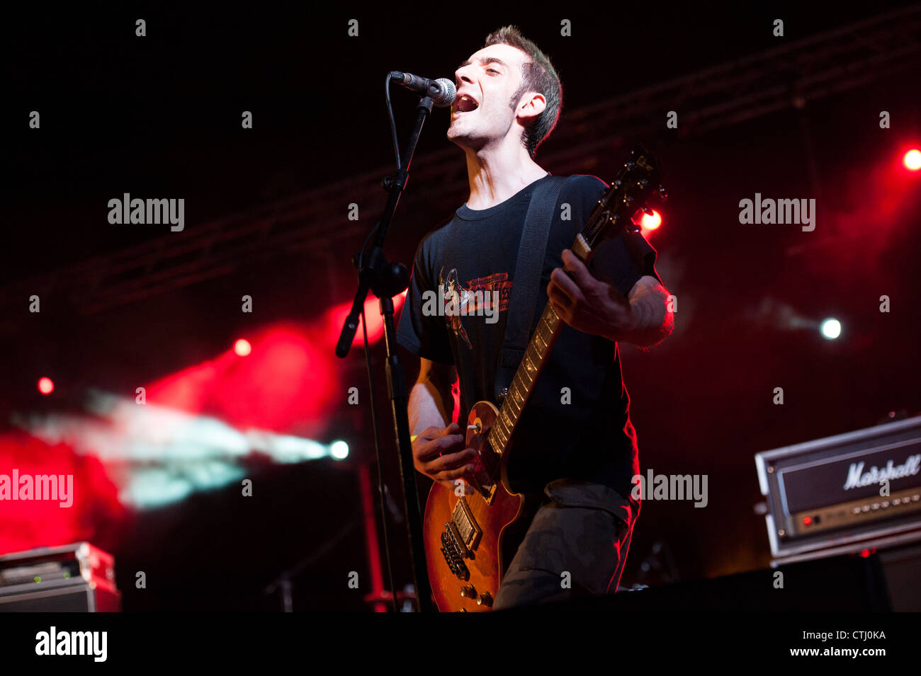 Punk-Rock band Segismundo Toxicomano from Spain performs during ...