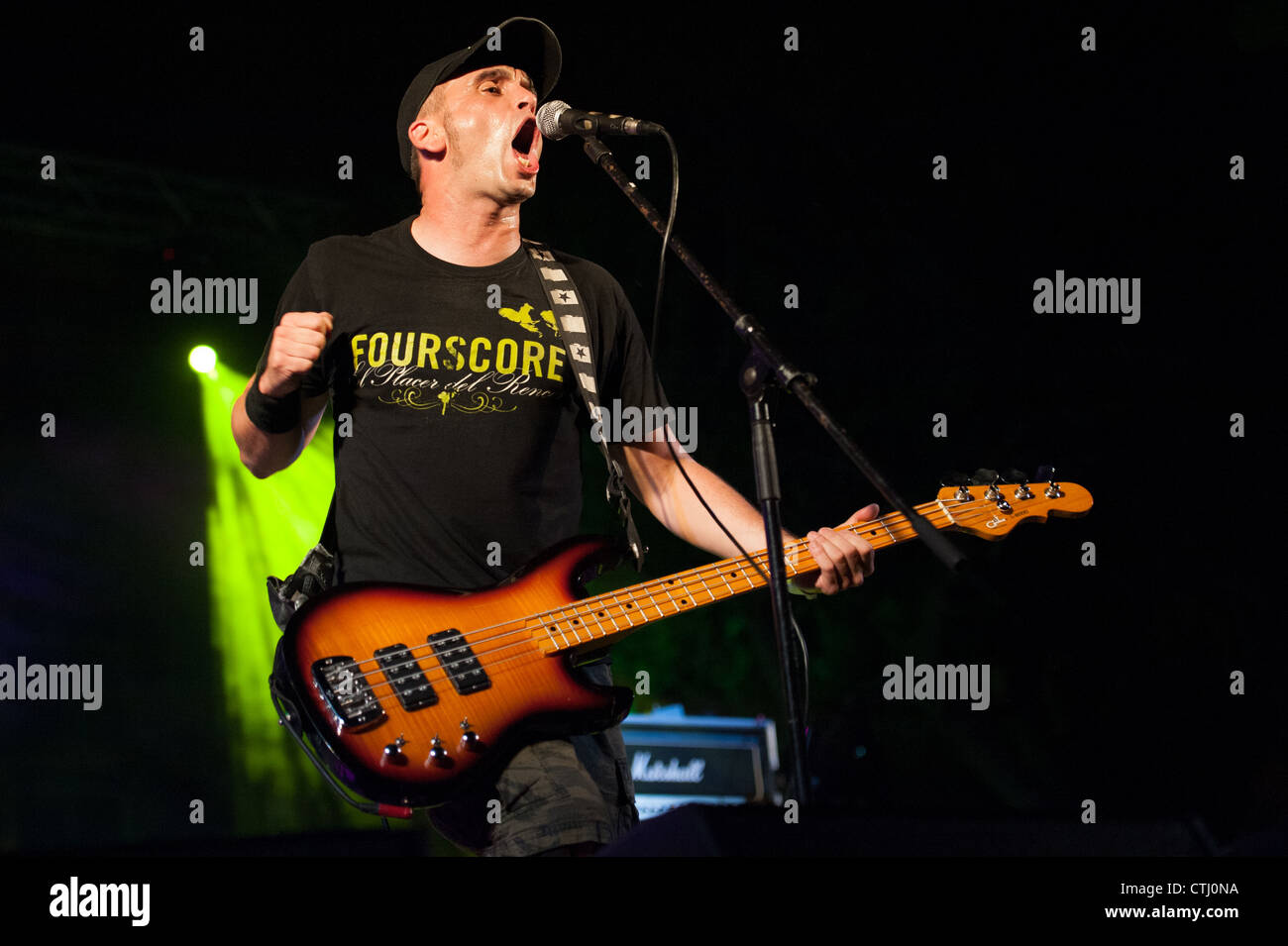 Punk-Rock band Segismundo Toxicomano from Spain performs during ...