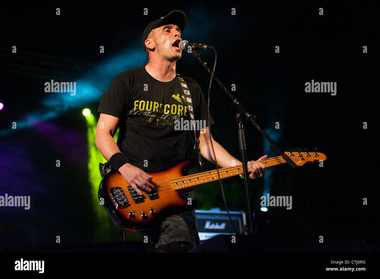 Punk-Rock band Segismundo Toxicomano from Spain performs during ...